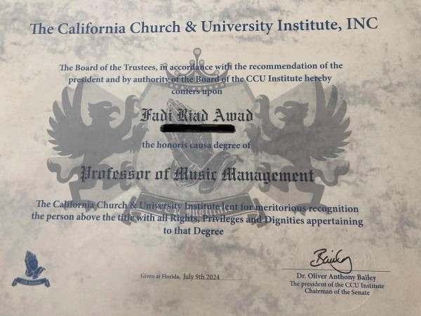 Honorary Professorship and Doctorate to The Multi-Awards Winner and ...