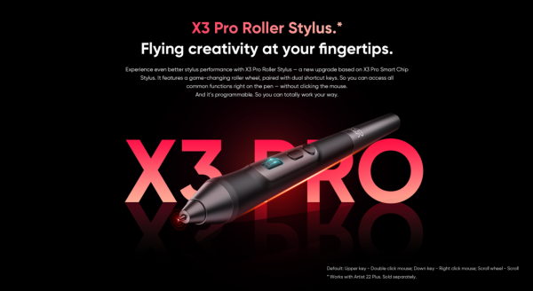 XPPen Launches Artist 22 Plus Display and X3 Pro Roller Stylus with Industry-Leading 16K Pen ...