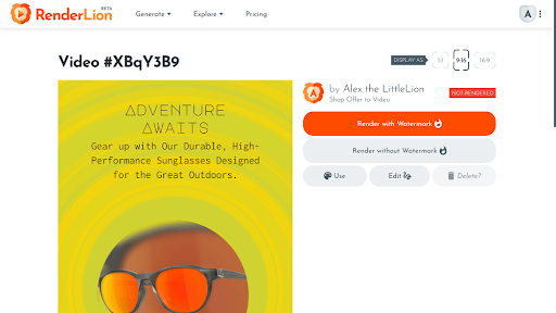 RenderLion AI Video Generator – Revolutionizing Video Creation with Advanced AI Technology ...