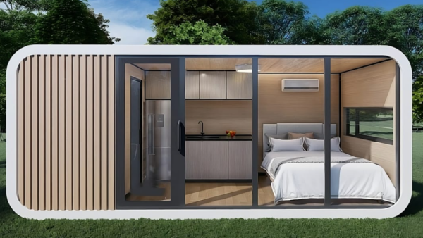 Homenids Unveils its Modern Pod Home XPOD, a Contemporary Rustic Tiny ...