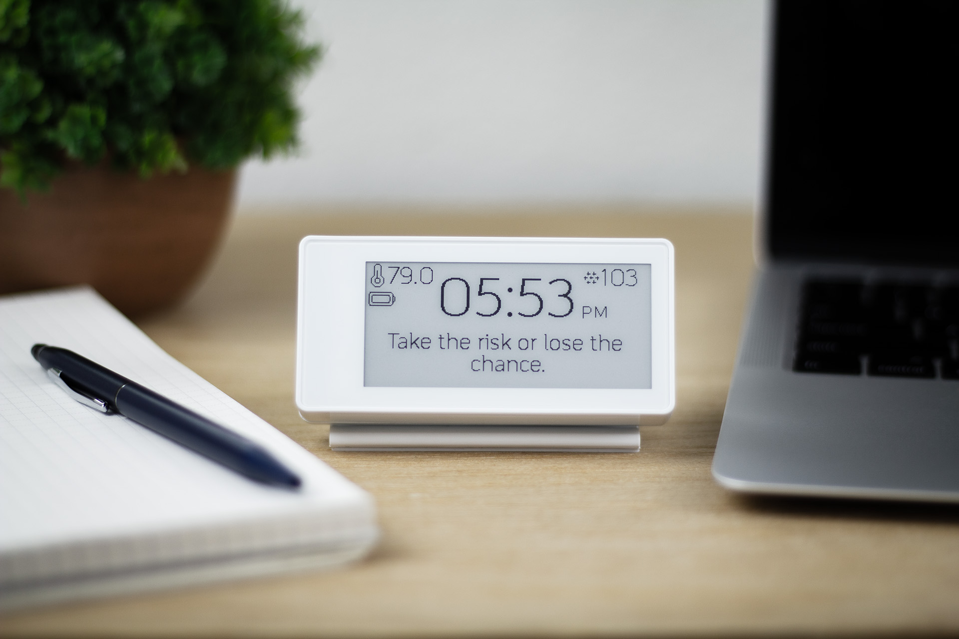 Entrepreneurs Clock Monitors Air Quality While Providing Daily ...